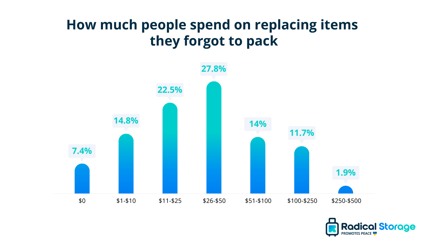 Travel Packing Statistics and Most Forgotten Items - Radical Storage ...